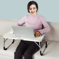iMounTEK Foldable Laptop Table, Adjustable Portable Bed Desk, Snack ...