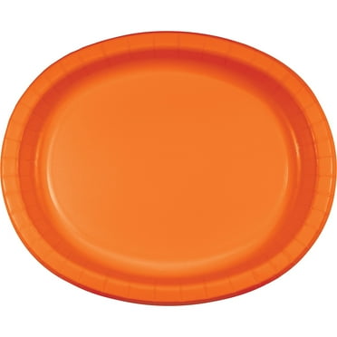 Creative Converting Touch of Color Paper Platters, Oval, 10" x 12 ...