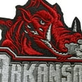 Arkansas Razorbacks Sew-On, Iron-On & Peel-Stick NCAA Embroidered Patch ...