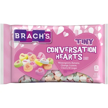 Brach's Big Valentine's Day Candy - Large Conversation Hearts - Walmart.com