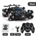Black 2.4Ghz Remote Control Stunt Car 4Wd Drift Spray Racing Vehicle ...