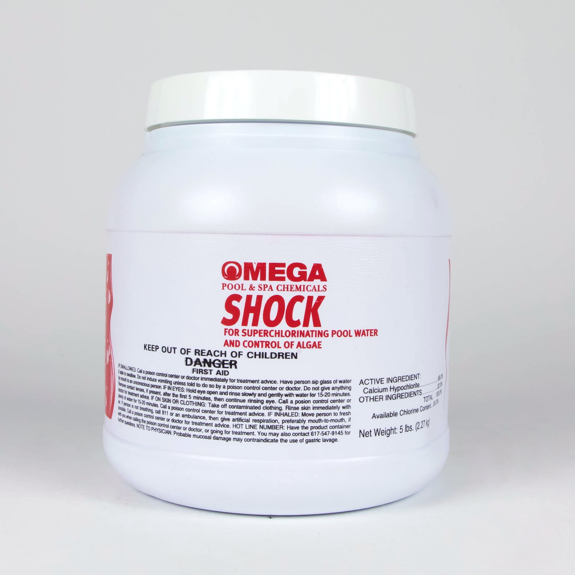 OMEGA 5 Lb - Omega Shock for Swimming Pools - Walmart.com