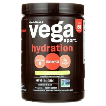 Vega Sport Healthy Electrolyte Hydration Vegan Plant-Based Powder ...