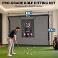 OXYGIE 10x7.5FT Golf Practice Hitting Net for Backyard Driving with ...