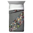 Marvel Comics 80th Anniversary Superhero Twin Comforter & Sham Set ...