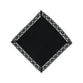 CTM Ebony Lace Border Handkerchief (Women) - Walmart.com