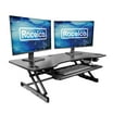 Rocelco 46" Large Height Adjustable Standing Desk Converter, Quick Sit ...