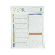 Fakrich Weekly Dinner Menu Board For Kitchen, Magnetic Meal Planner For ...