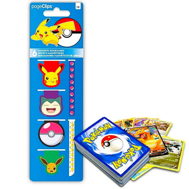 Paquete de material escolar con clips de página de Pokémon Pikachu Kids ...