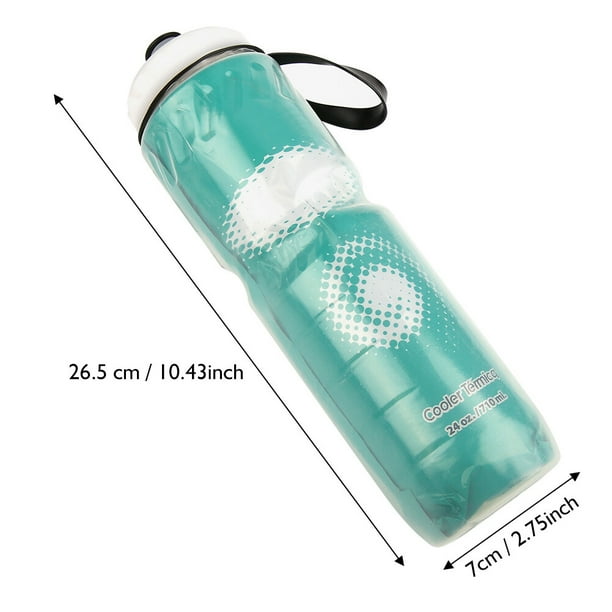 Botella deportiva de PE para mantenimiento térmico de doble capa para exteriores, 710ML, agua ...