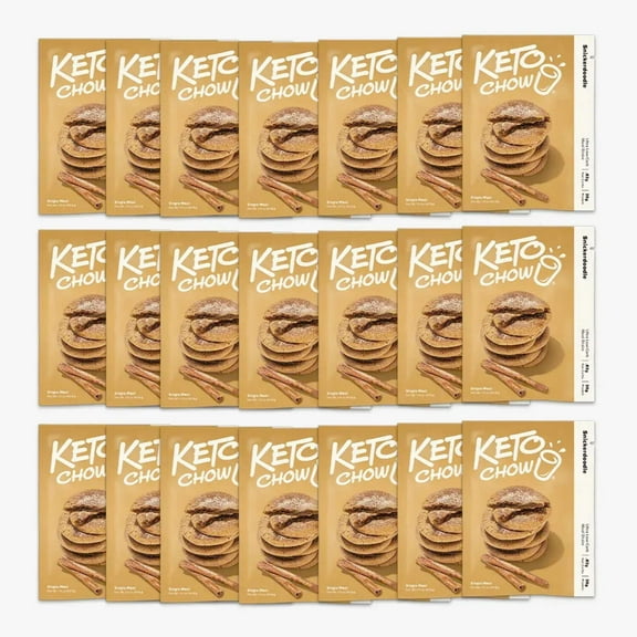 Keto Chow, Keto Shake, Banana Ultra Low-Carb Meal Shake 21 Servings ...