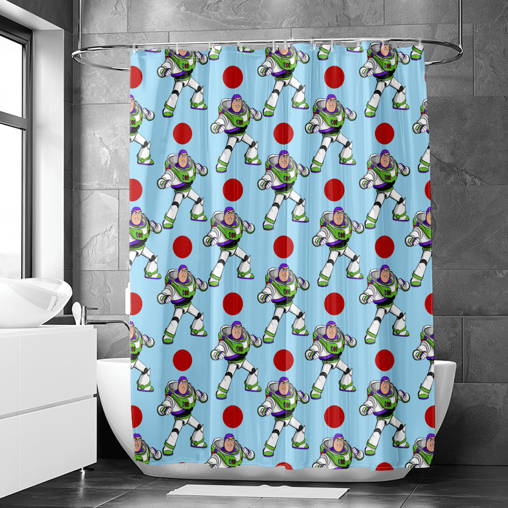 Toy Story Shower Curtain Stylish Portable Classics Shower Liner for ...