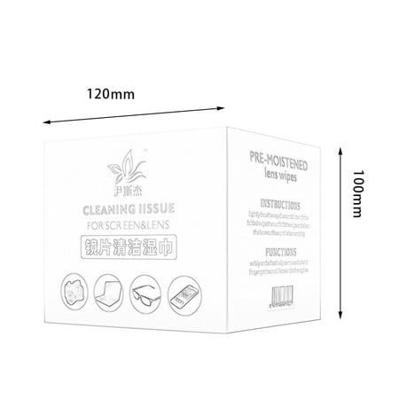 Camera lens Cleaning paper Soft Optics Tissue Clean Paper Wipe Booklet ...