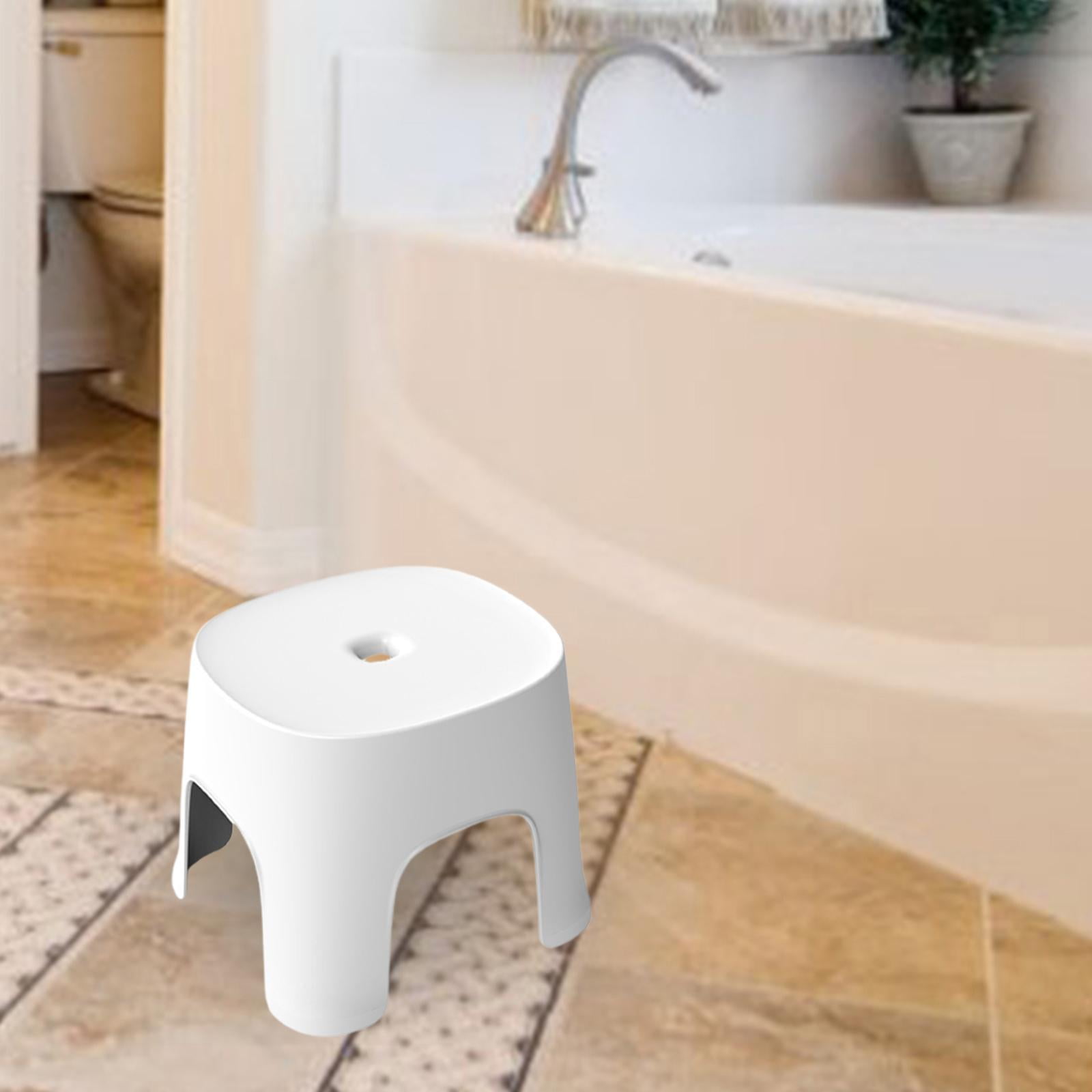 Bathroom Stool Shoe Changing Stool Ergonomic Multifunctional Sturdy ...