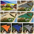 NEWEEN Sun Shade Sail Triangle 12'x12'x12' UV Block Canopy for Patio ...