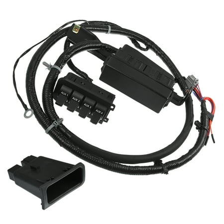 Unique Bargains 1 Set Rocker Switch Box Warning Lights Controller Panel ...