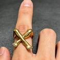 Adorable Leg Shape Delicate Open Rings Eye Catching Finger Jewelry ...