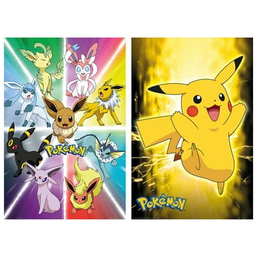 Pokemon - TV Show / Gaming Poster (Eevee Evolution) - Walmart.com