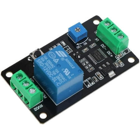 Delay Relay Delay Turn On/Delay Turn Off Switch Module with Timer DC 12V Time Delay Relay Module ...