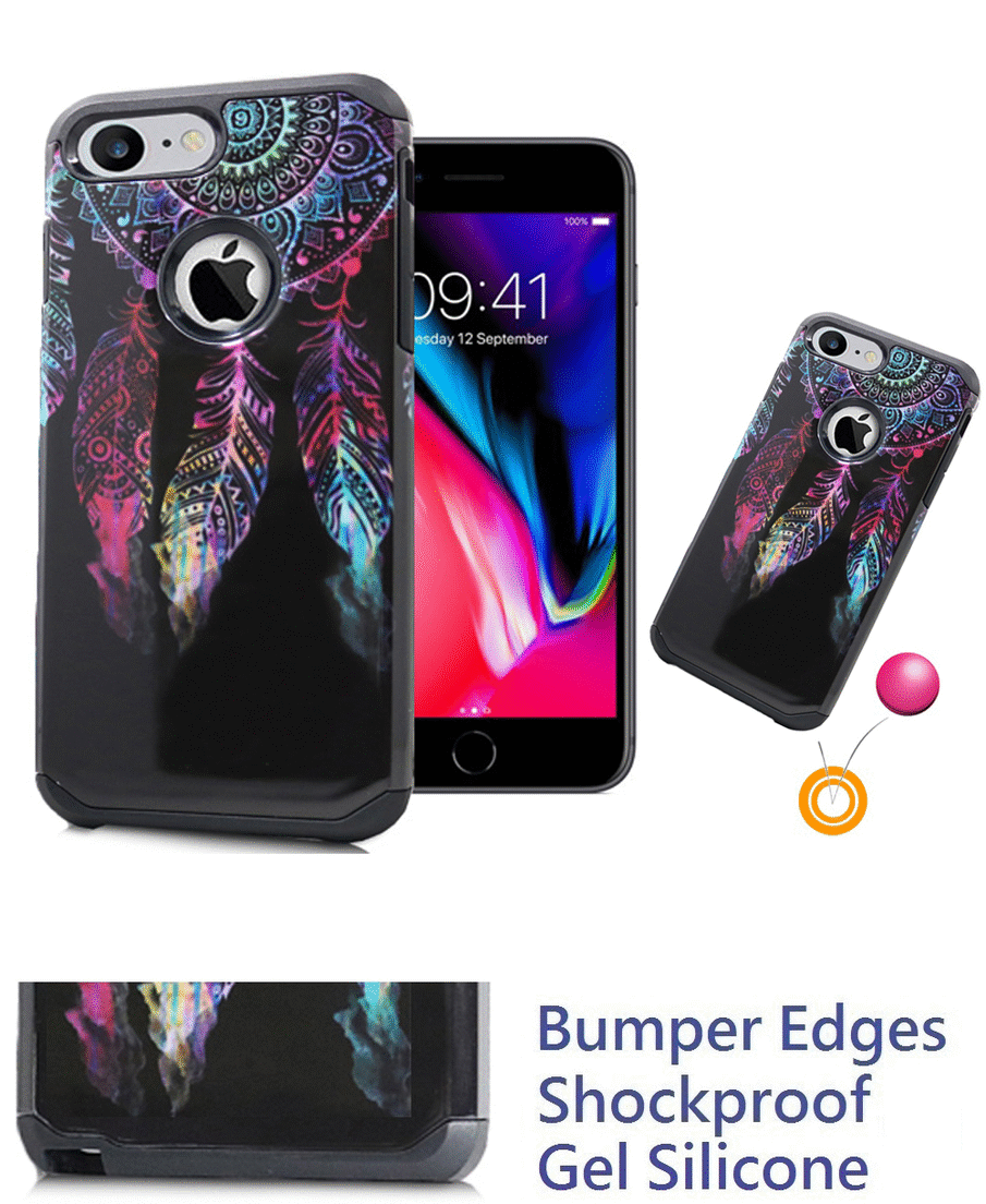 for 4.7" Apple iPhone 8 Case iPhone 7 Case Phone Case Shock Proof Edges ...