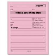 Universal Important Message Pink Pads, 4.25 x 5.5, 1/Page, 50 Forms/Pad ...