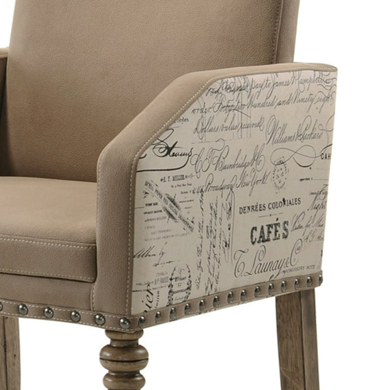 Distressed Script Chairs