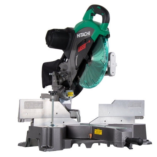 Hitachi C12Rsh2 15 Amp 12-Inch Dual Bevel Sliding Compound Miter Saw ...