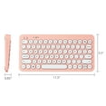 onn Backlit Mini Wireless Office Keyboard with USB Receiver, Pearl ...