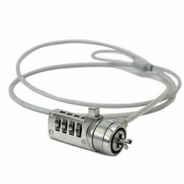 CableVantage NOTEBOOK LAPTOP COMPUTER LOCK WITH NUMBER SECURITY CABLE ...