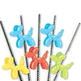 Big Dot of Happiness Balloon Animals - Paper Straw Decor - Happy ...