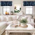 Blue Square Valances for Windows, Gradient Black Squares Modern ...