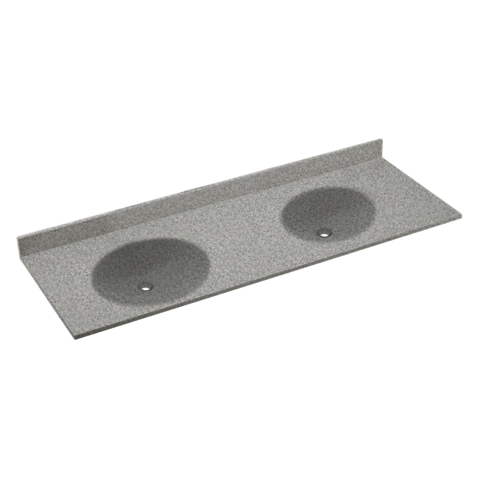 Swanstone 73W x 22.5D in. Chesapeake Solid Surface Double Sink Vanity ...