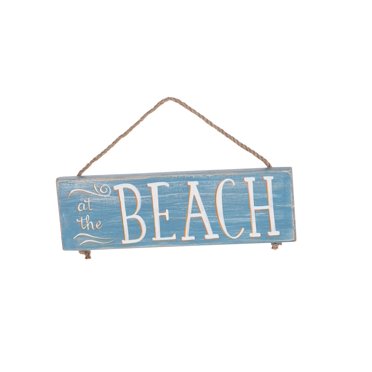 Large Metal To BEACH Arrow Tin Sign Nautical Seaside House FL Coastal ...