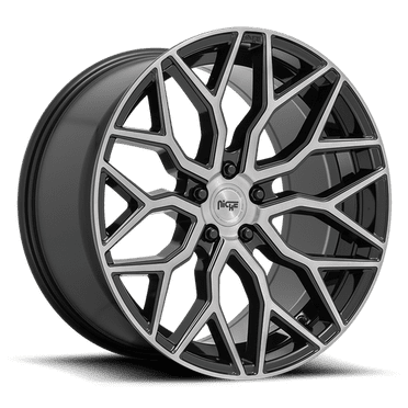 NICHE M188 MILAN 20X10 5X120 40ET 66.56CB GLOSS BLACK WHEEL - Walmart.com