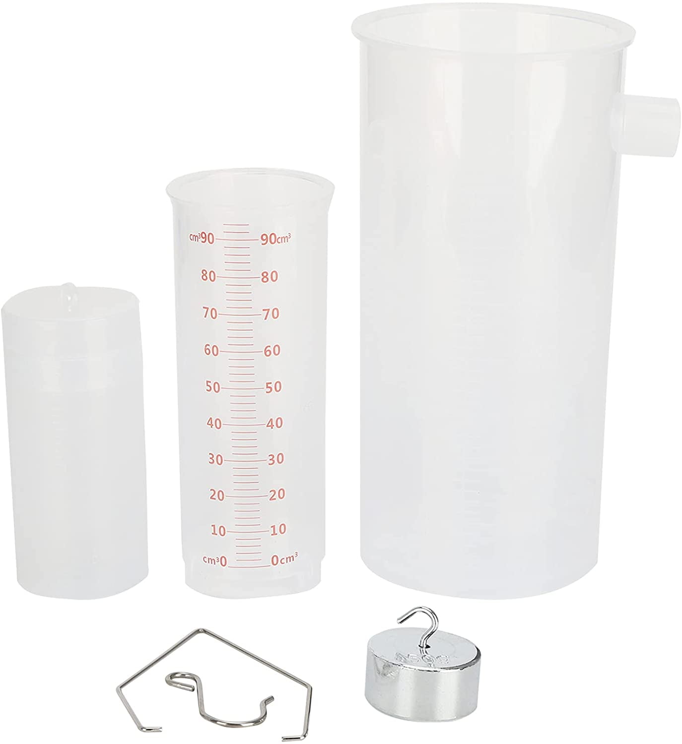 Plastic Graduated Cylinder, Archimedes Principle Overflow Cup Measuring ...