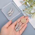 2PCS Rhinestone Wing Lapel Pin Alloy Exquisite Brooch for Women ...