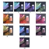 Partygee Color Shift Pigment Powder 10 Colors Pearl Mica Powder 0.35oz ...