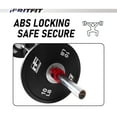 RitFit Olympic Barbell Collar Clips Set, 2 inch ABS Lock Quick Release ...