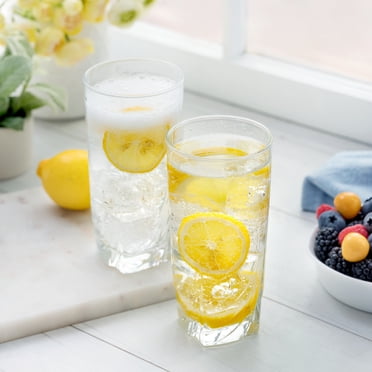 Clear Set/8 Acrylic DOF Glass 15 oz. (170 Grams) - Walmart.com