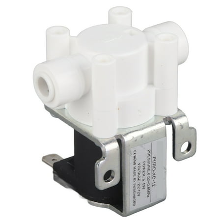 DC 12V Water Electric Solenoid Valve Quick Connect Normally Close for 1 ...
