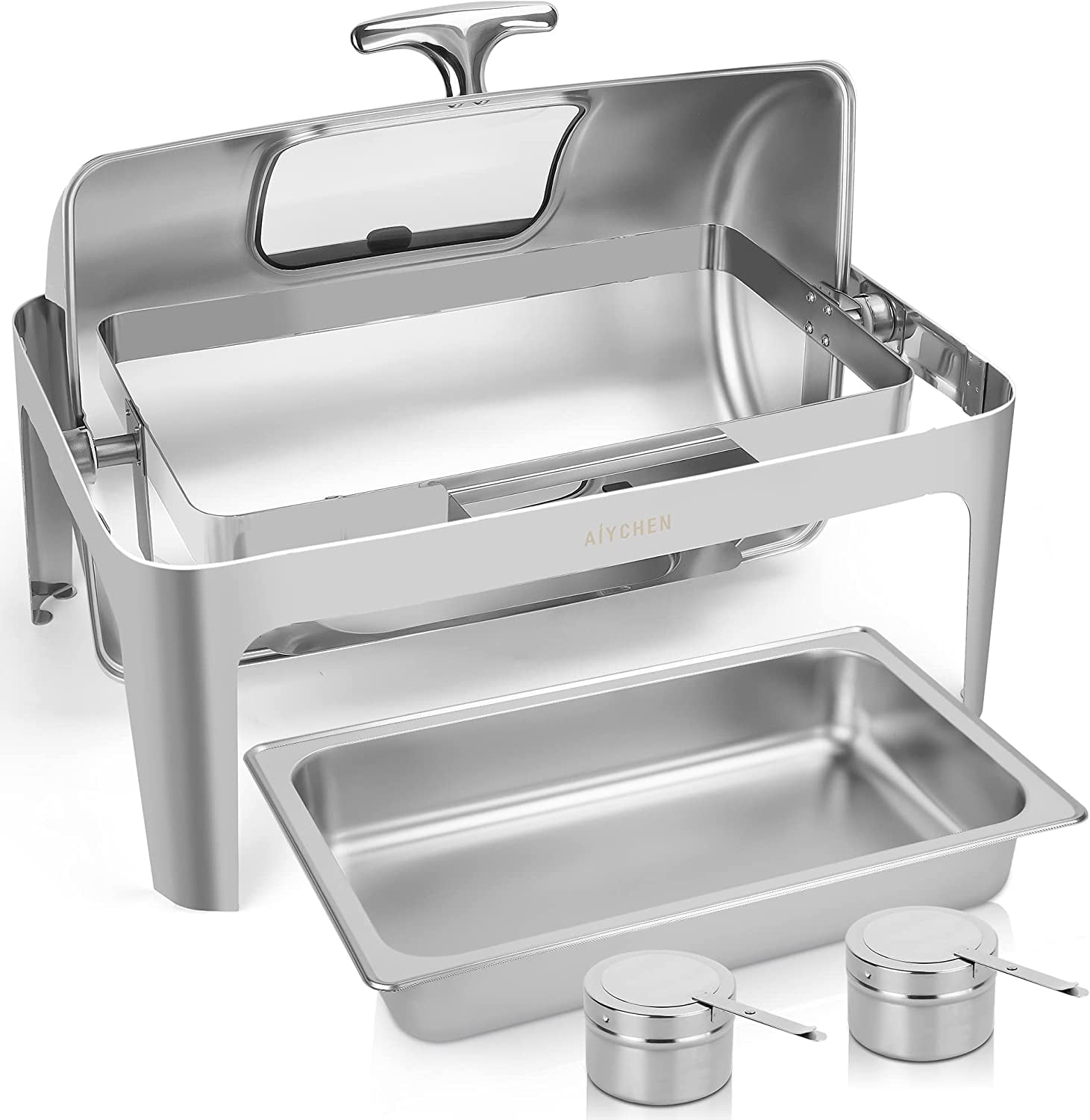 Buy Lafati Chafing Dish Buffet Set 9 QT High Grade Stainless Steel ...
