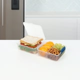 Sistema To-Go 5.9 Cup Lunch Cube Plastic Food Storage Containers ...