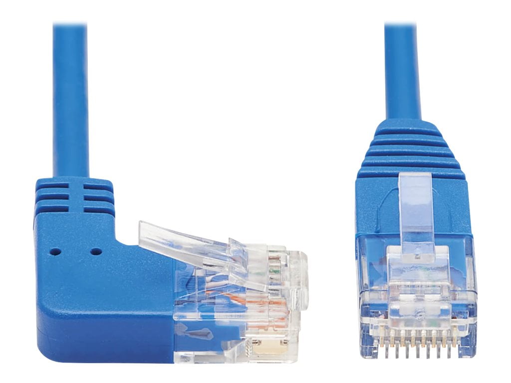 Tripp Lite Right-Angle Cat6 Gigabit Molded Slim UTP Ethernet Cable ...