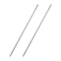 2mm x 100mm 304 Stainless Steel Solid Round Rod for DIY Craft - 2Pcs - Walmart.com