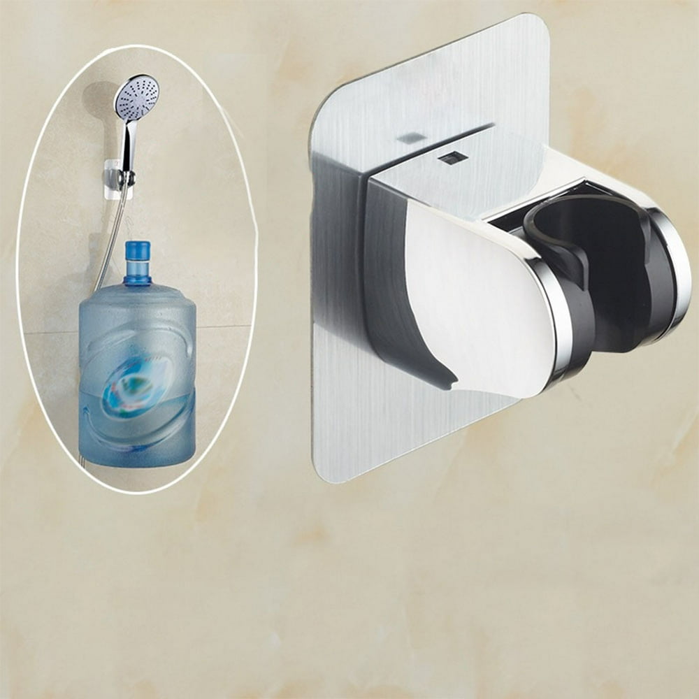 Wall Mounted Shower Head Holder Bracket Strong Adhesive For Handheld