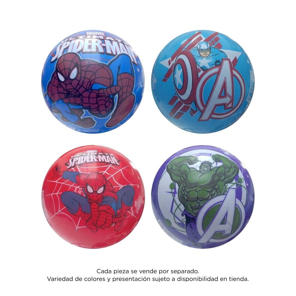 Pelota Payaso Avengers 10.5" Varios Modelos 1 pza | Walmart en línea
