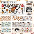 1Set PVC DIY Heat Transfer Paper for UV Sublimation Cup Mixed Shapes ...