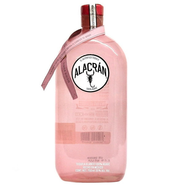 Pack de 2 Tequila Alacran Blanco Edición Rosa 750 ml | Walmart en línea