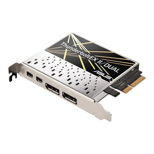ASUS ThunderboltEX II/DUAL - Thunderbolt adapter - PCIe 2.0 x4 ...