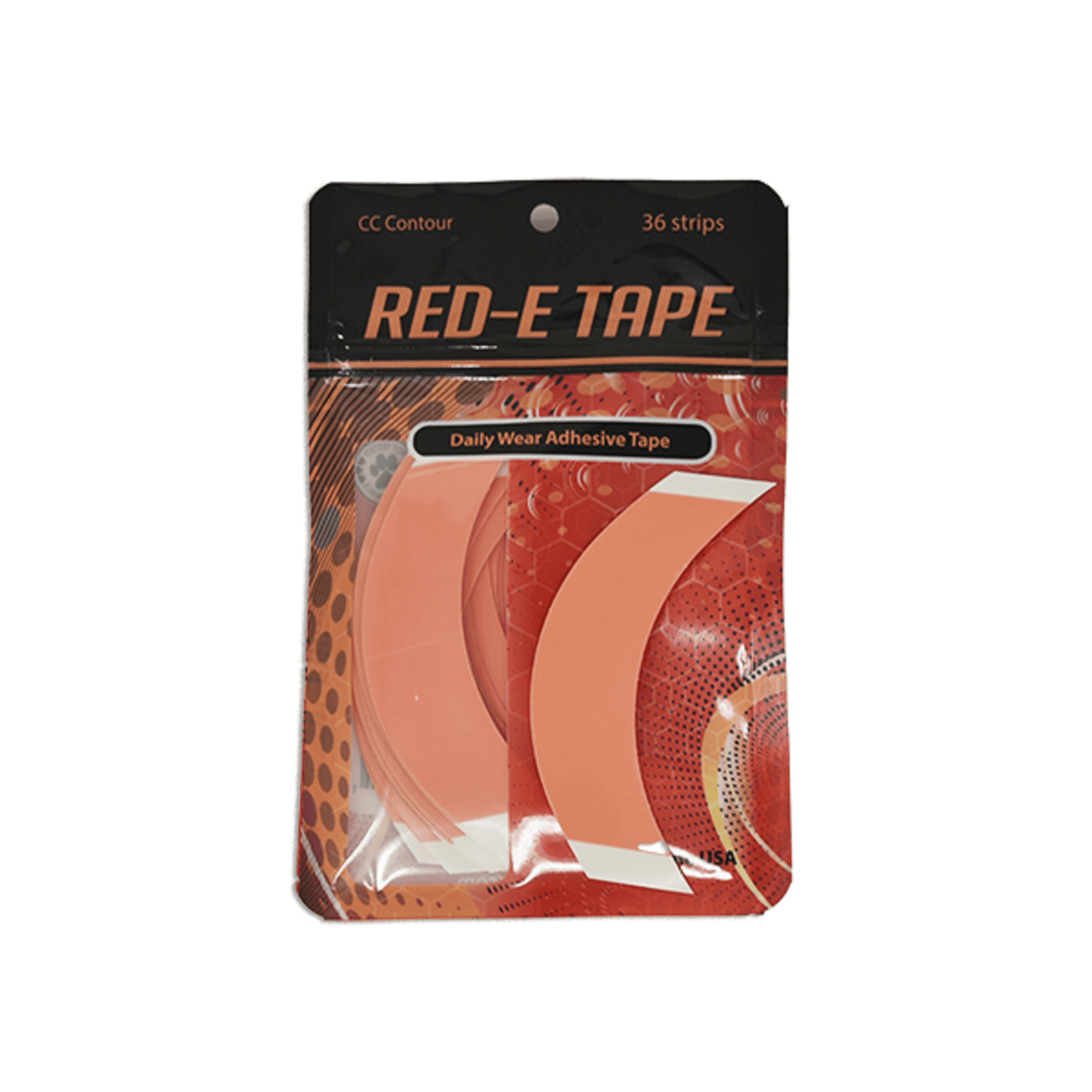 Red Liner Tape CC Contour Double -Side Tape -36 Pc for Poly Wigs ...